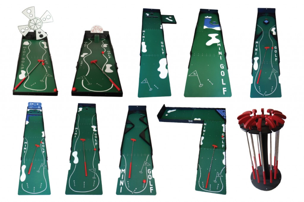 9 Hole Mini Golf Course - Air Bounce Inflatables & Party Rentals in ...