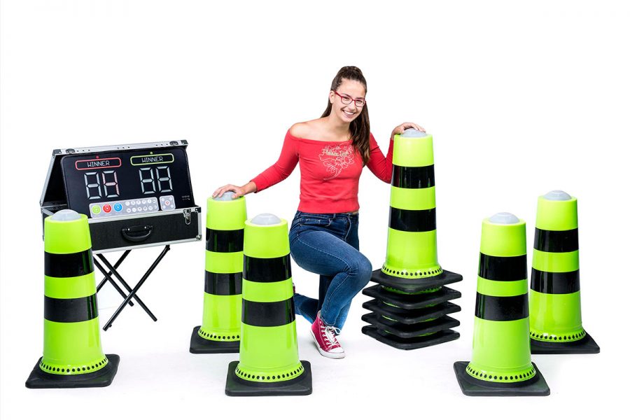 Interactive Traffic Cones - Air Bounce Inflatables & Party Rentals in ...