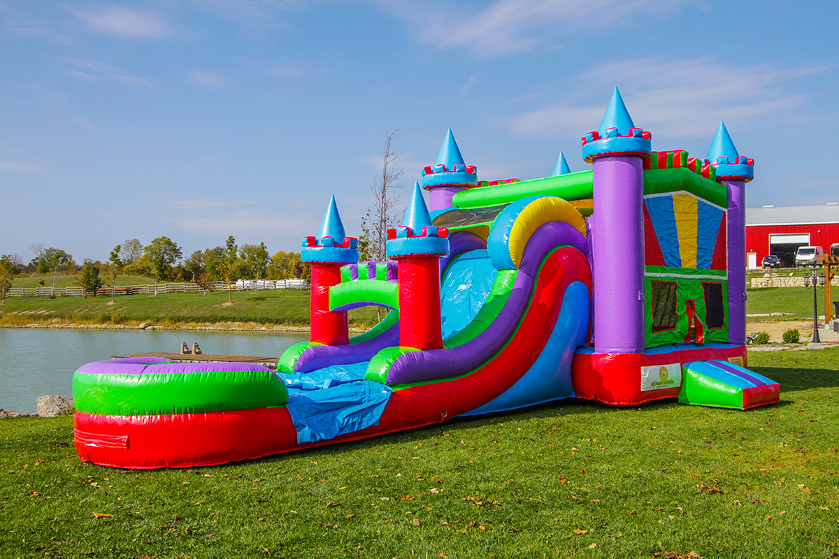 King's Castle WET Slide Combo - Air Bounce Inflatables & Party Rentals ...