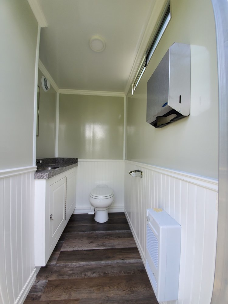Triple Unit Restroom Trailer - Air Bounce Inflatables & Party Rentals ...
