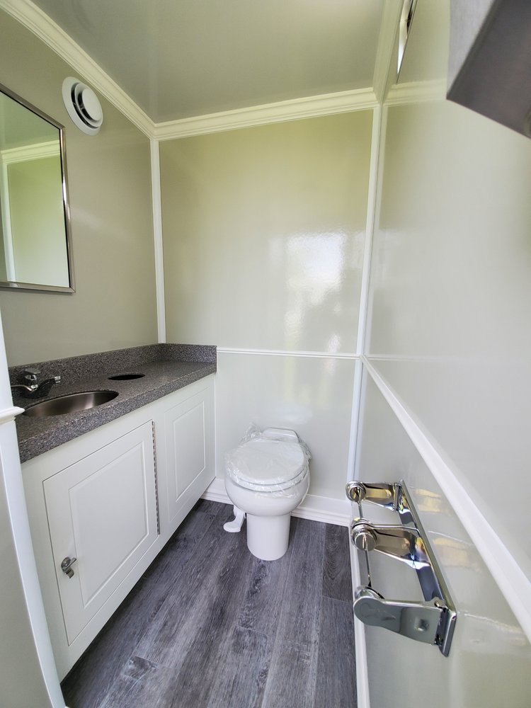 Triple Unit Restroom Trailer - Air Bounce Inflatables & Party Rentals ...